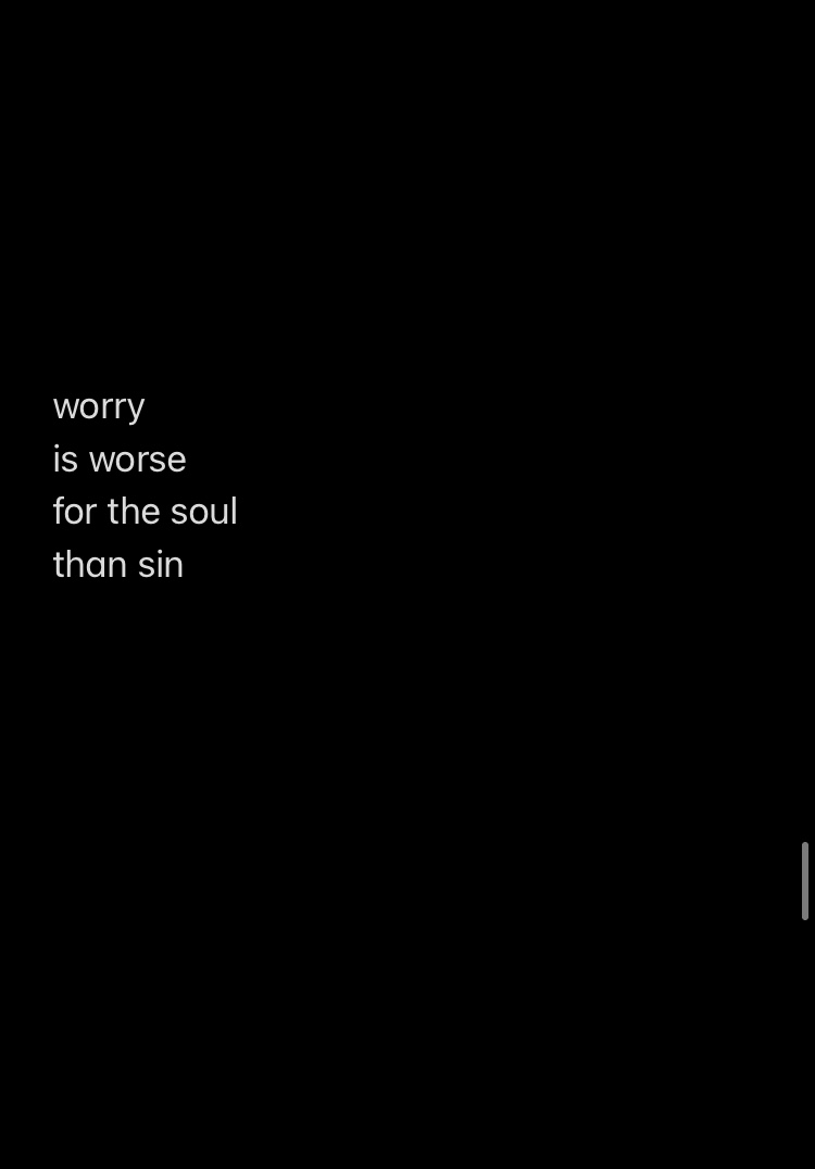 worry: A Poem – Fudge It!